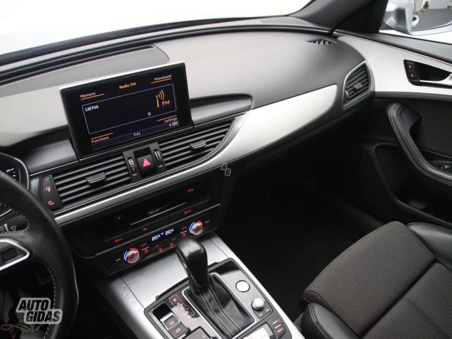 Grey Audi A6 2018 in Vilnius, with an engine capacity of 1.80 L and mileage of 172 thousand km for 18399 €, photo 22 on AUTOMOTO.COM.LV