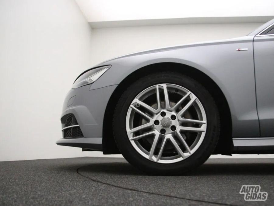 Grey Audi A6 2018 in Vilnius, with an engine capacity of 1.80 L and mileage of 172 thousand km for 18399 €, photo 29 on AUTOMOTO.COM.LV