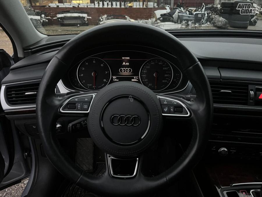 Grey Audi A6 2018 in Klaipeda, with an engine capacity of 3.00 L and mileage of 114 thousand km for 18500 €, photo 12 on AUTOMOTO.COM.LV