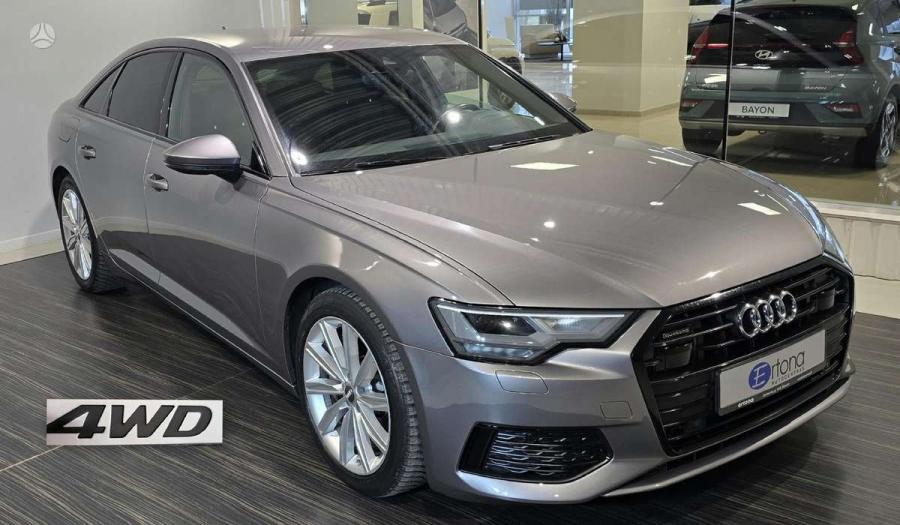 Grey Audi A6 2019 in Siauliai, with an engine capacity of 2.97 L and mileage of 167 thousand km for 25900 €, photo 1 on AUTOMOTO.COM.LV
