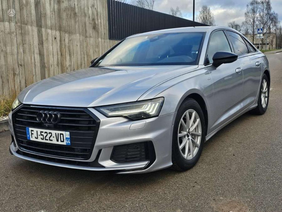 Grey Audi A6 2019 in Taurage, with an engine capacity of 1.97 L and mileage of 174 thousand km for 22500 €, photo 1 on AUTOMOTO.COM.LV