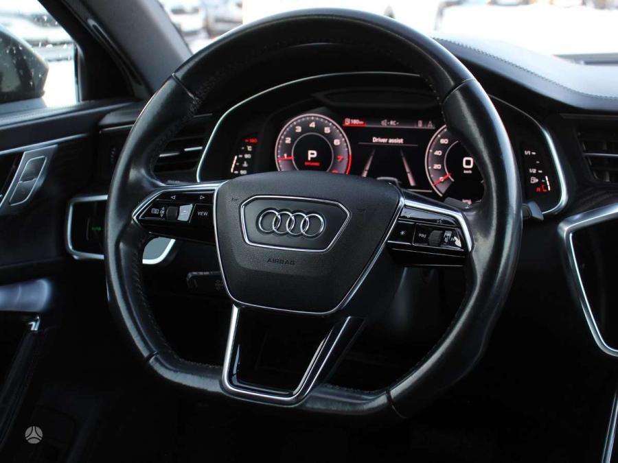 Grey Audi A6 2019 in Vilnius, with an engine capacity of 1.98 L and mileage of 139 thousand km for 27950 €, photo 8 on AUTOMOTO.COM.LV