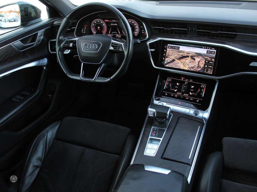 Grey Audi A6 2019 in Vilnius, with an engine capacity of 1.98 L and mileage of 139 thousand km for 27950 €, photo 10 on AUTOMOTO.COM.LV