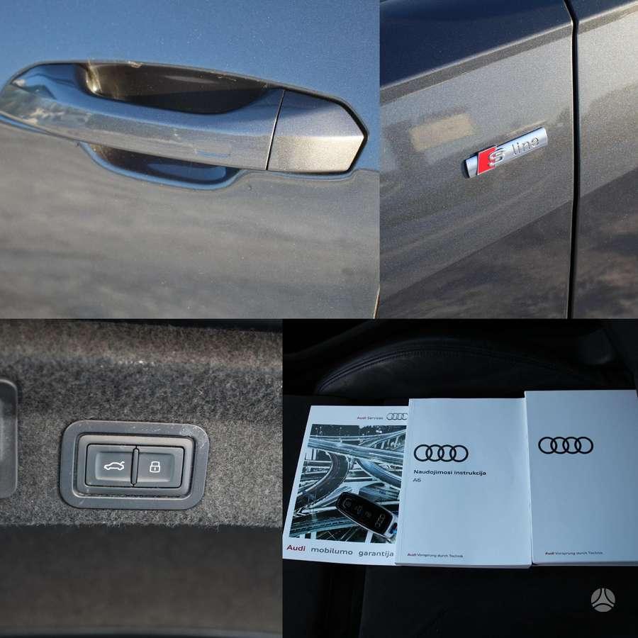 Grey Audi A6 2019 in Vilnius, with an engine capacity of 1.98 L and mileage of 139 thousand km for 27950 €, photo 24 on AUTOMOTO.COM.LV