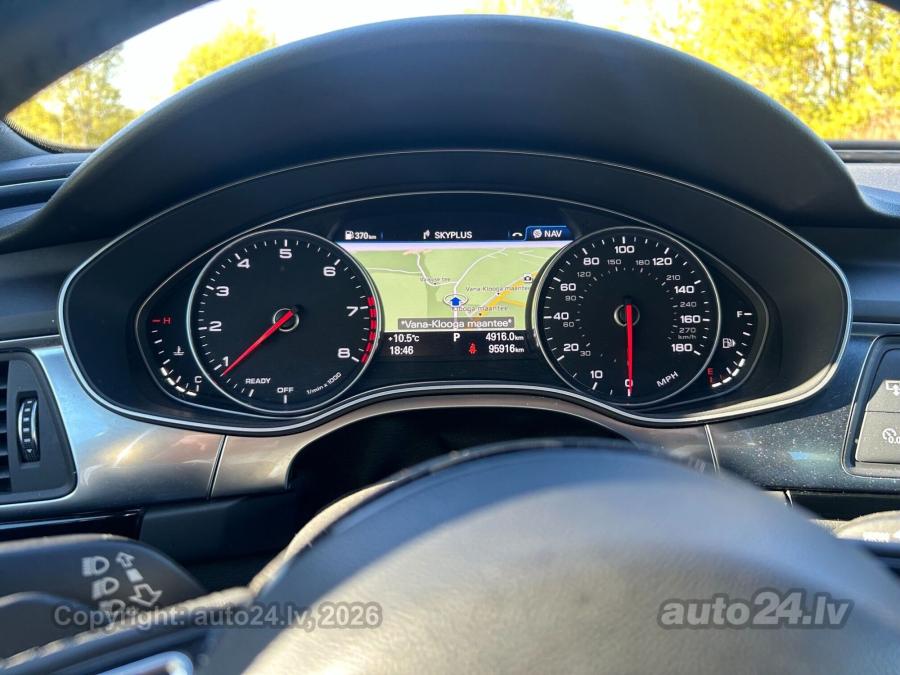 Grey Audi A6 2019 in Tallinn, with an engine capacity of 2.00 L and mileage of 96 thousand km for 19900 €, photo 8 on AUTOMOTO.COM.LV