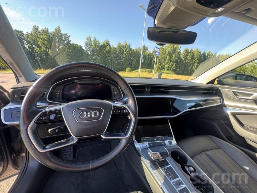 Grey Audi A6 2019 in Cesis, with an engine capacity of 3.00 L and mileage of 138 thousand km for 25600 €, photo 15 on AUTOMOTO.COM.LV
