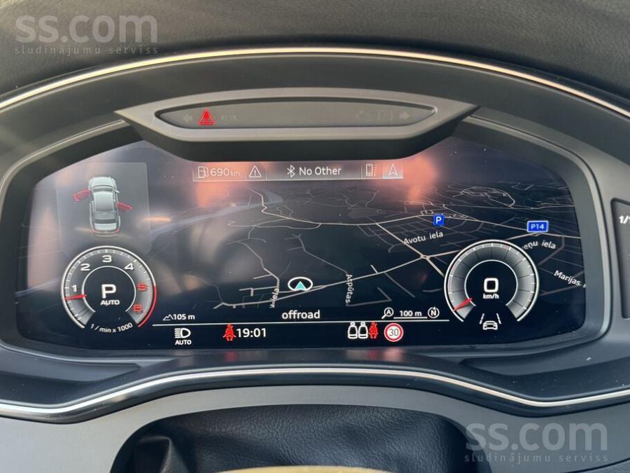 Grey Audi A6 2019 in Cesis, with an engine capacity of 3.00 L and mileage of 138 thousand km for 25600 €, photo 18 on AUTOMOTO.COM.LV