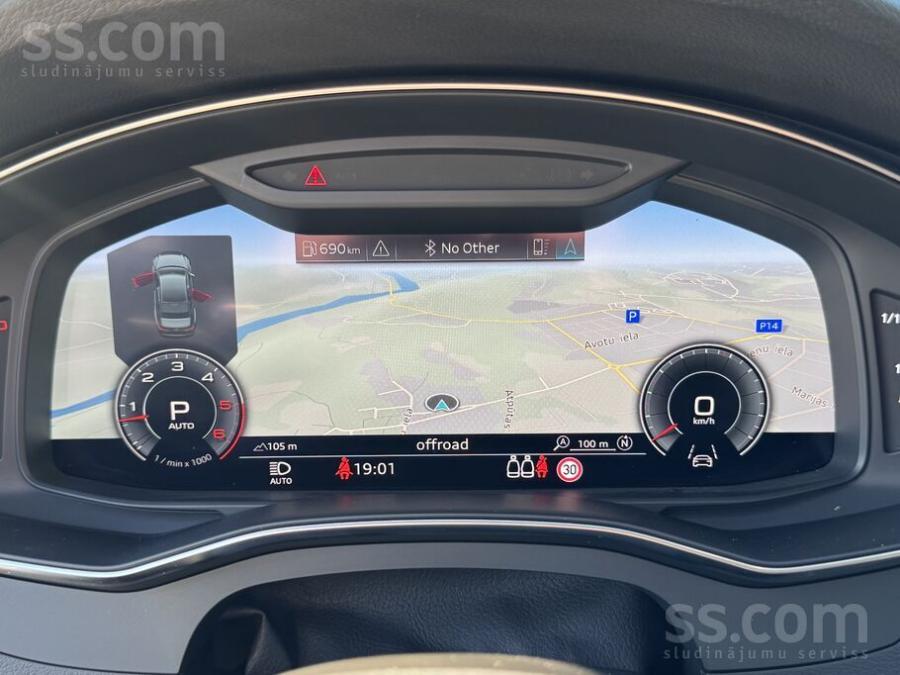Grey Audi A6 2019 in Cesis, with an engine capacity of 3.00 L and mileage of 138 thousand km for 25600 €, photo 19 on AUTOMOTO.COM.LV