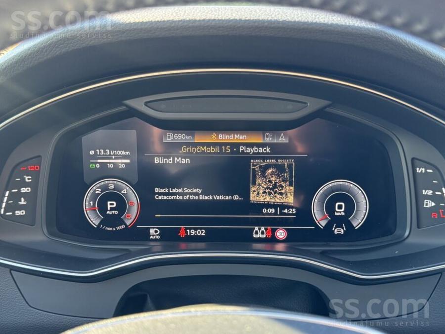 Grey Audi A6 2019 in Cesis, with an engine capacity of 3.00 L and mileage of 138 thousand km for 25600 €, photo 20 on AUTOMOTO.COM.LV