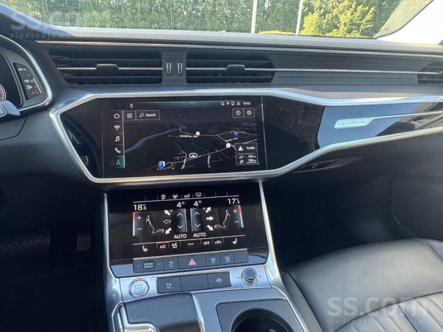 Grey Audi A6 2019 in Cesis, with an engine capacity of 3.00 L and mileage of 138 thousand km for 25600 €, photo 21 on AUTOMOTO.COM.LV