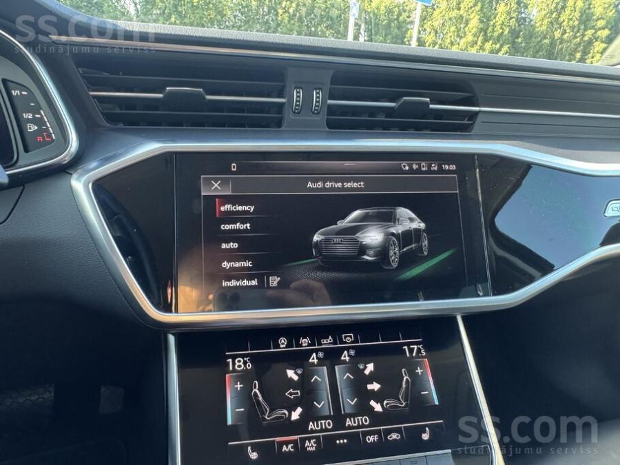 Grey Audi A6 2019 in Cesis, with an engine capacity of 3.00 L and mileage of 138 thousand km for 25600 €, photo 24 on AUTOMOTO.COM.LV