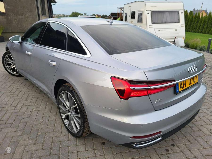 Pelēks Audi A6 2019 Tauragė, ar dzinēja tilpumu 2.97 L un nobraukumu 197 tūkst. km par 22950 €, foto 6 vietnē AUTOMOTO.COM.LV