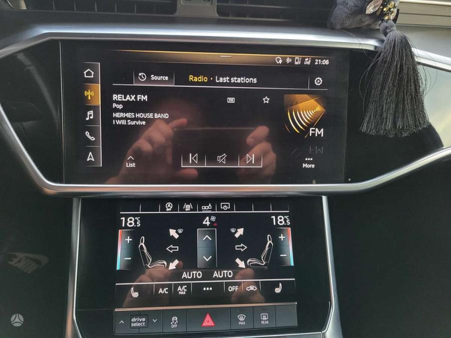 Pelēks Audi A6 2019 Tauragė, ar dzinēja tilpumu 2.97 L un nobraukumu 197 tūkst. km par 22950 €, foto 16 vietnē AUTOMOTO.COM.LV