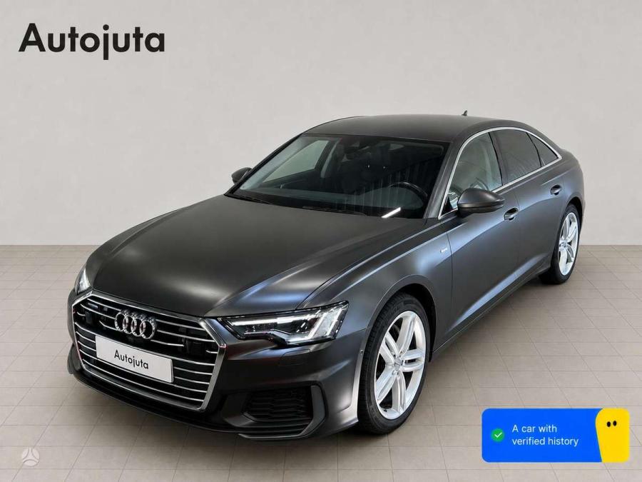 Grey Audi A6 2019 in Kaunas, with an engine capacity of 2.97 L and mileage of 142 thousand km for 26900 €, photo 1 on AUTOMOTO.COM.LV