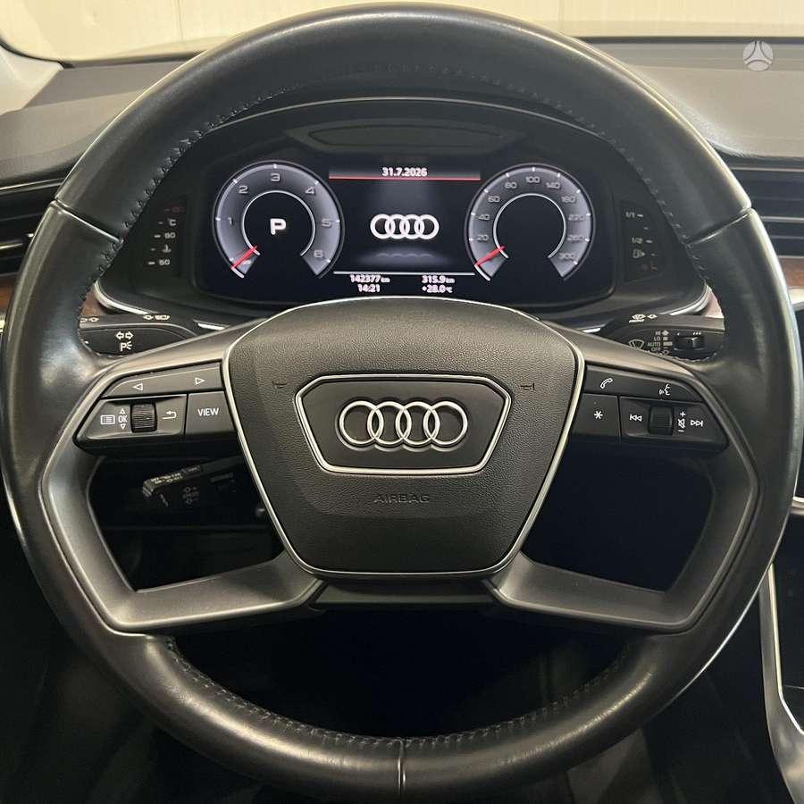 Grey Audi A6 2019 in Kaunas, with an engine capacity of 2.97 L and mileage of 142 thousand km for 26900 €, photo 7 on AUTOMOTO.COM.LV