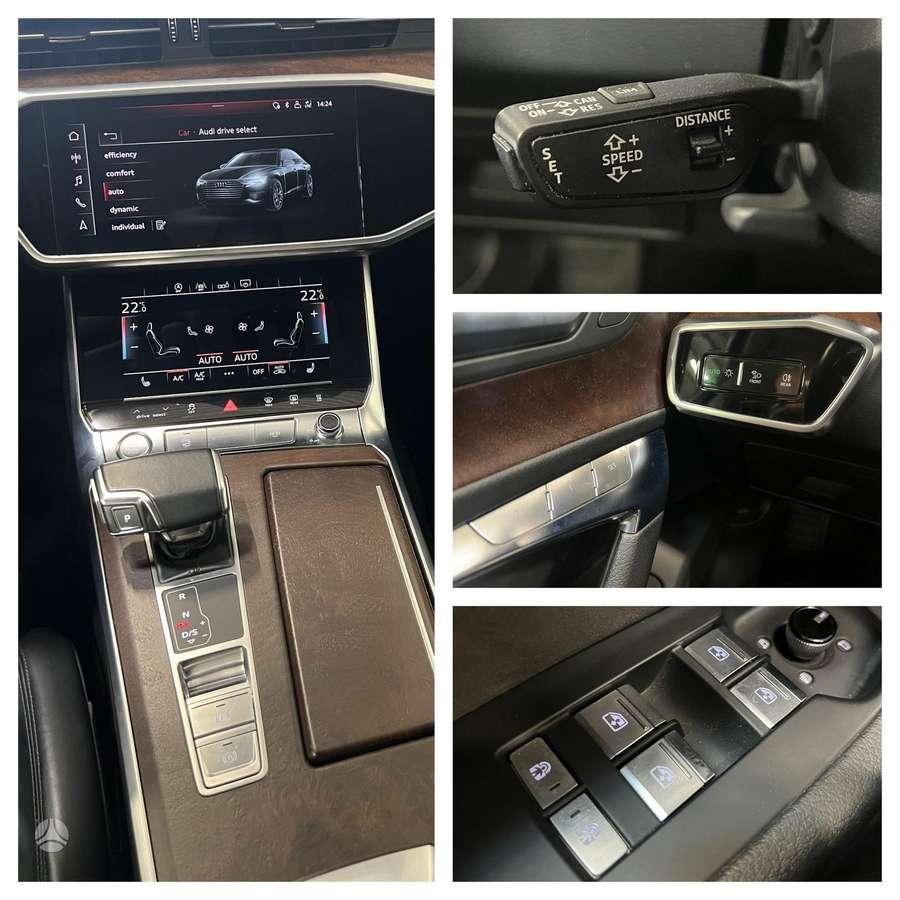 Grey Audi A6 2019 in Kaunas, with an engine capacity of 2.97 L and mileage of 142 thousand km for 26900 €, photo 12 on AUTOMOTO.COM.LV