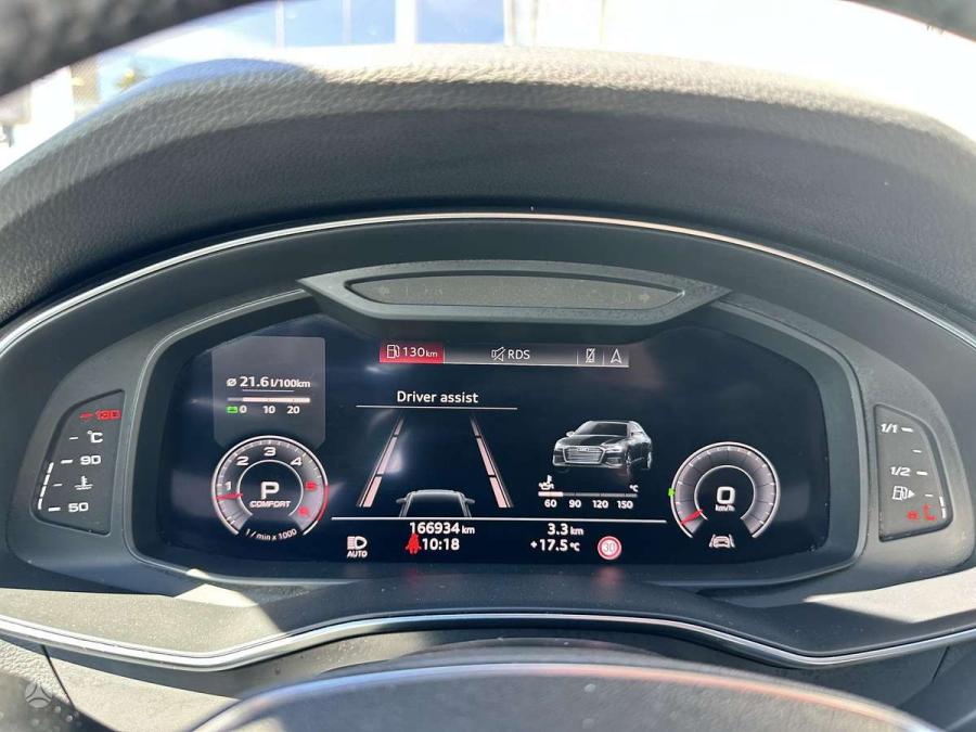 Grey Audi A6 2019 in Siauliai, with an engine capacity of 2.97 L and mileage of 167 thousand km for 21900 €, photo 23 on AUTOMOTO.COM.LV