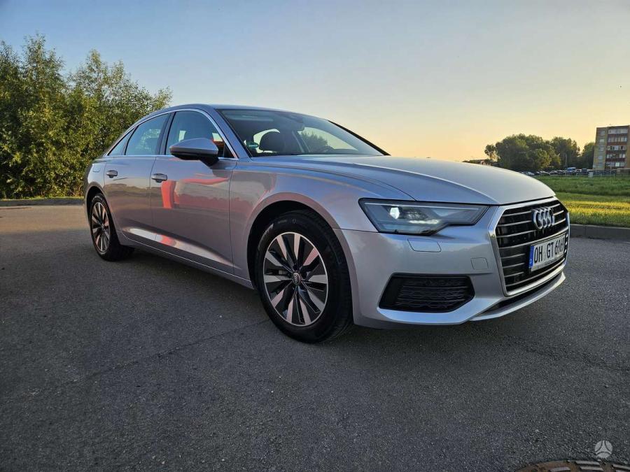 Grey Audi A6 2019 in Radviliskis, with an engine capacity of 1.97 L and mileage of 210 thousand km for 19100 €, photo 1 on AUTOMOTO.COM.LV