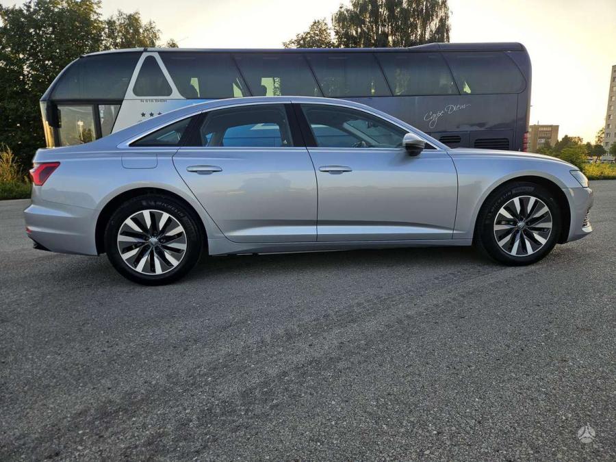 Grey Audi A6 2019 in Radviliskis, with an engine capacity of 1.97 L and mileage of 210 thousand km for 19100 €, photo 14 on AUTOMOTO.COM.LV