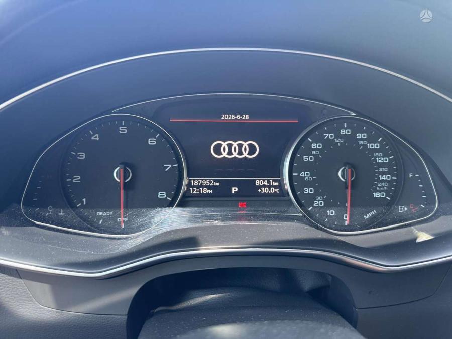 Grey Audi A6 2020 in Ukmerge, with an engine capacity of 1.98 L and mileage of 188 thousand km for 18900 €, photo 10 on AUTOMOTO.COM.LV