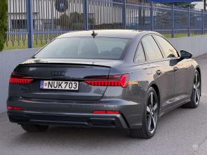 Grey Audi A6 2020 in Vilnius, with an engine capacity of 3.00 L and mileage of 56 thousand km for 32000 €, photo 6 on AUTOMOTO.COM.LV