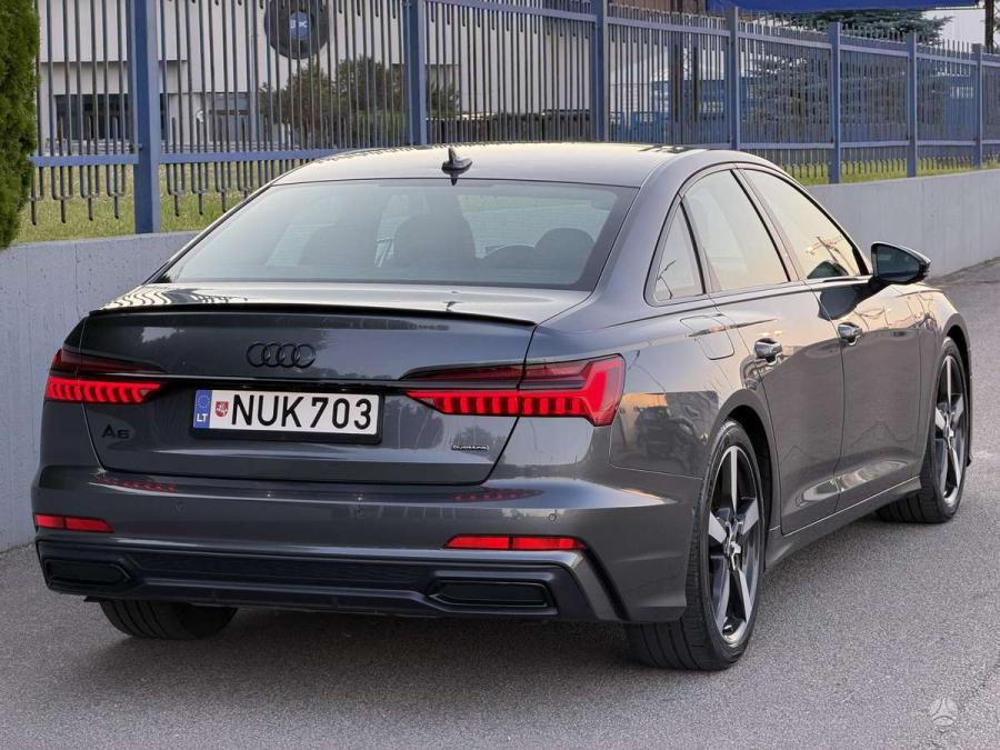Grey Audi A6 2020 in Vilnius, with an engine capacity of 3.00 L and mileage of 56 thousand km for 32000 €, photo 6 on AUTOMOTO.COM.LV