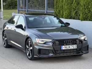 Grey Audi A6 2020 in Vilnius, with an engine capacity of 3.00 L and mileage of 56 thousand km for 32000 €, photo 10 on AUTOMOTO.COM.LV