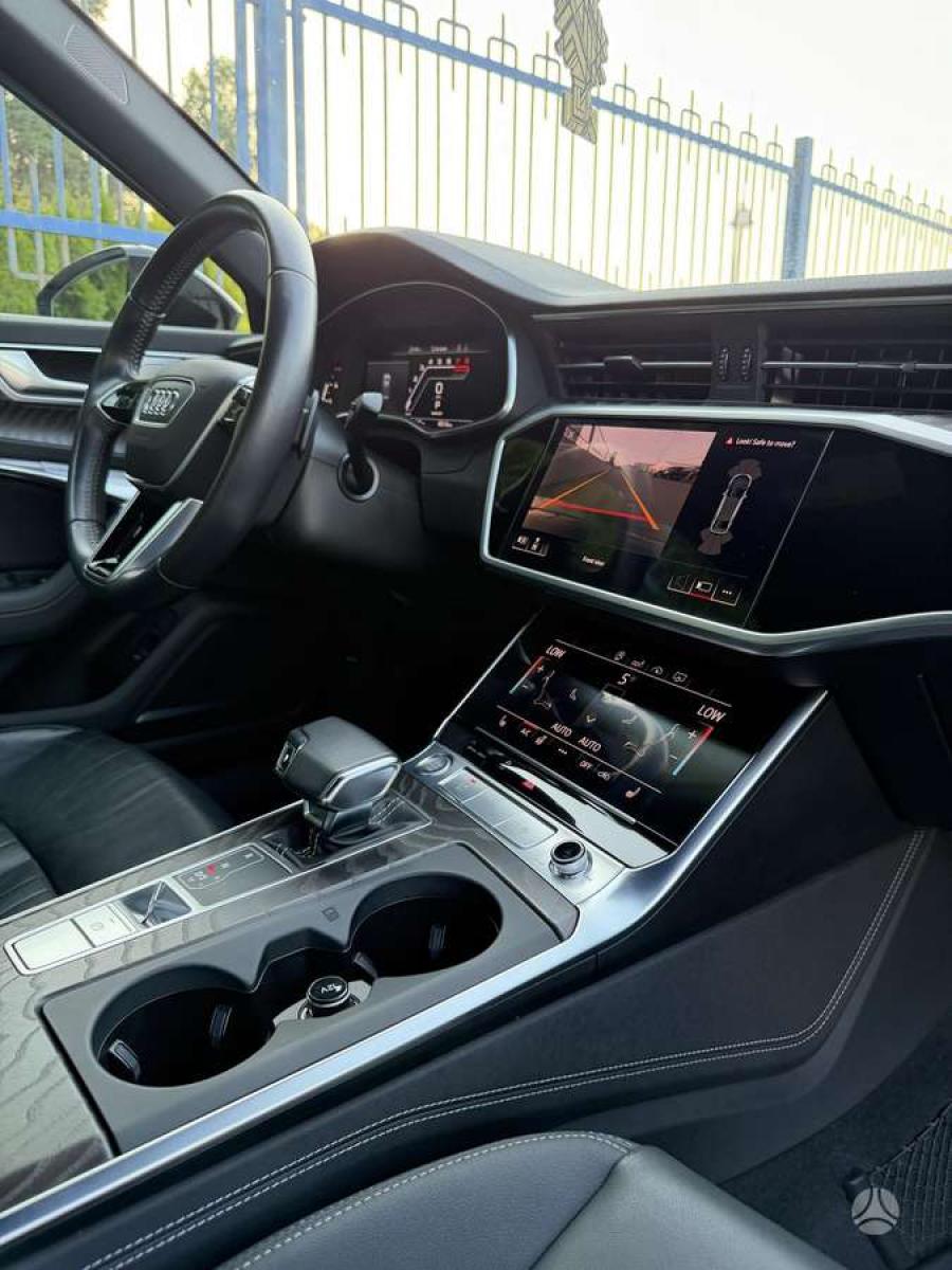 Grey Audi A6 2020 in Vilnius, with an engine capacity of 3.00 L and mileage of 56 thousand km for 32000 €, photo 14 on AUTOMOTO.COM.LV