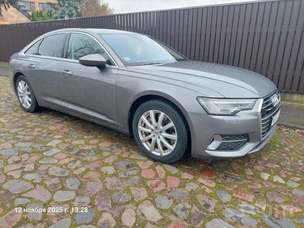 Grey Audi A6 2020 in Liepaja, with an engine capacity of 2.00 L and mileage of 120 thousand km for 29300 €, photo 1 on AUTOMOTO.COM.LV