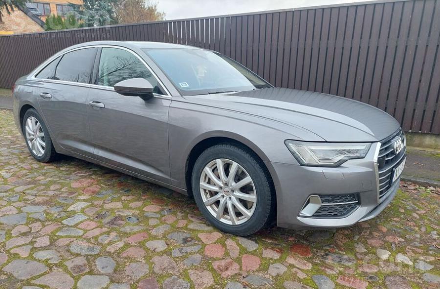 Grey Audi A6 2020 in Liepaja, with an engine capacity of 2.00 L and mileage of 120 thousand km for 28000 €, photo 3 on AUTOMOTO.COM.LV