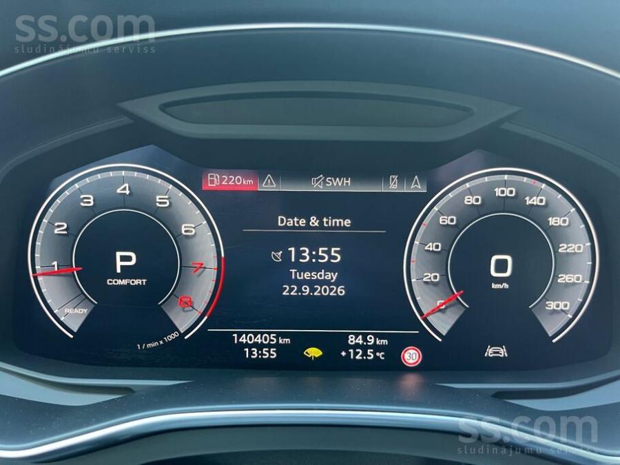 Grey Audi A6 2020 in Riga, with an engine capacity of 2.00 L and mileage of 141 thousand km for 21910 €, photo 27 on AUTOMOTO.COM.LV