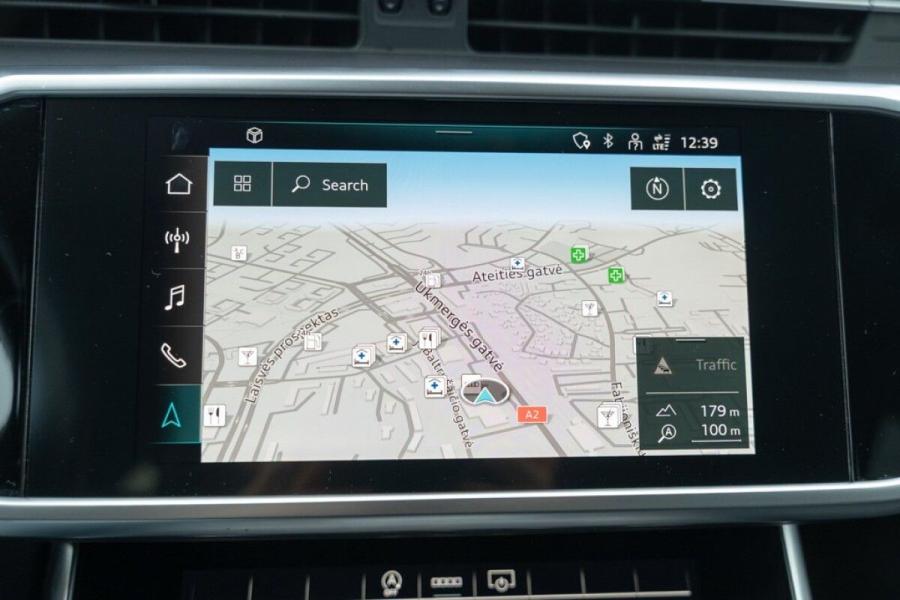 Grey Audi A6 2020 in Vilnius, with an engine capacity of 2.00 L and mileage of 119 thousand km for 24000 €, photo 16 on AUTOMOTO.COM.LV