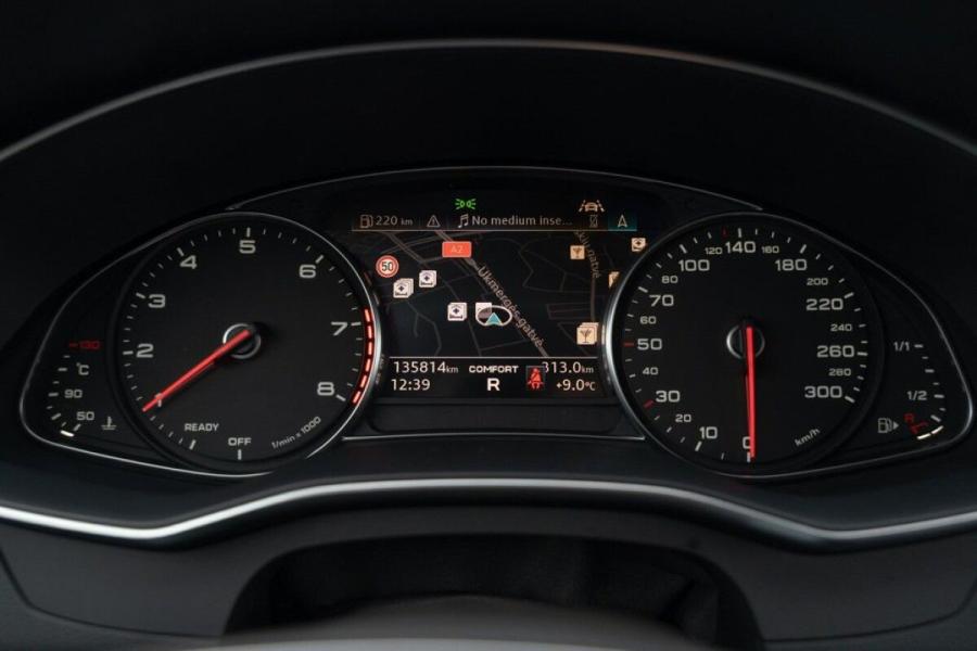 Grey Audi A6 2020 in Vilnius, with an engine capacity of 2.00 L and mileage of 119 thousand km for 24000 €, photo 18 on AUTOMOTO.COM.LV