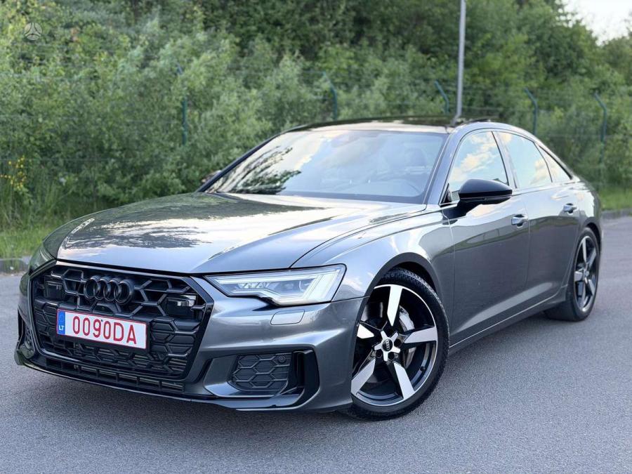 Grey Audi A6 2021 in Vilnius, with an engine capacity of 3.00 L and mileage of 88 thousand km for 31400 €, photo 4 on AUTOMOTO.COM.LV