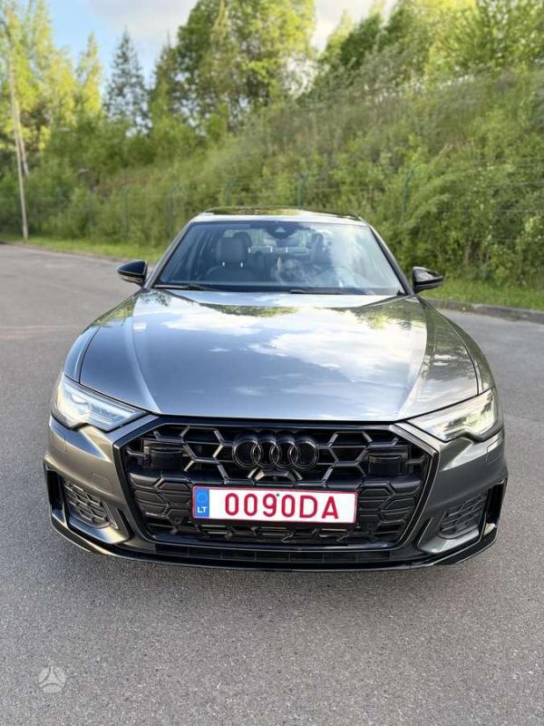 Grey Audi A6 2021 in Vilnius, with an engine capacity of 3.00 L and mileage of 88 thousand km for 31400 €, photo 4 on AUTOMOTO.COM.LV