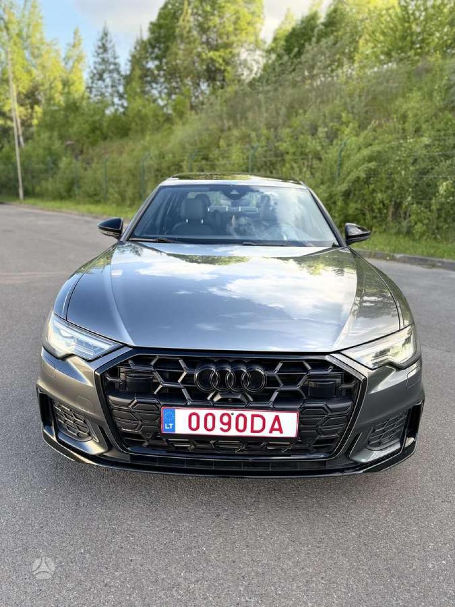Grey Audi A6 2021 in Vilnius, with an engine capacity of 3.00 L and mileage of 88 thousand km for 31400 €, photo 5 on AUTOMOTO.COM.LV