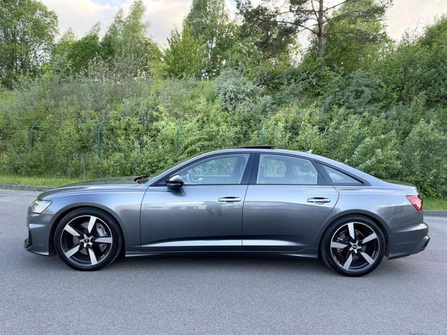 Grey Audi A6 2021 in Vilnius, with an engine capacity of 3.00 L and mileage of 88 thousand km for 31400 €, photo 10 on AUTOMOTO.COM.LV