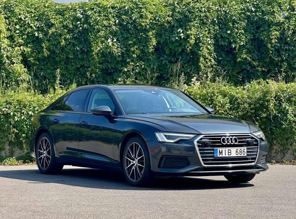 Pelēks Audi A6 2022 Viļņa, ar dzinēja tilpumu 2.00 L un nobraukumu 87 tūkst. km par 38900 €, foto 3 vietnē AUTOMOTO.COM.LV
