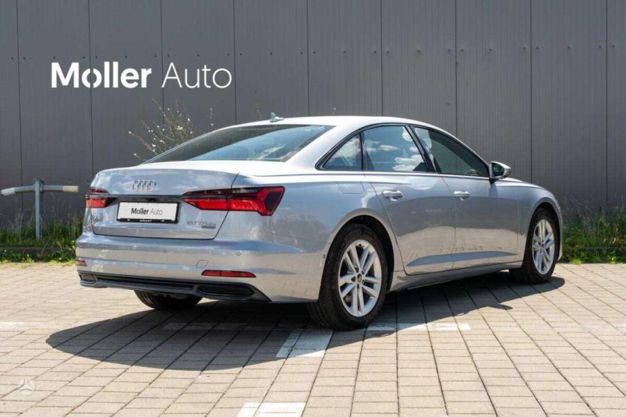 Grey Audi A6 2022 in Vilnius, with an engine capacity of 2.00 L and mileage of 93 thousand km for 31550 €, photo 7 on AUTOMOTO.COM.LV