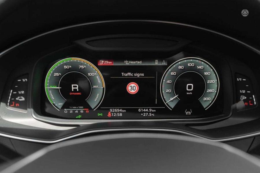 Grey Audi A6 2022 in Vilnius, with an engine capacity of 2.00 L and mileage of 93 thousand km for 31550 €, photo 22 on AUTOMOTO.COM.LV