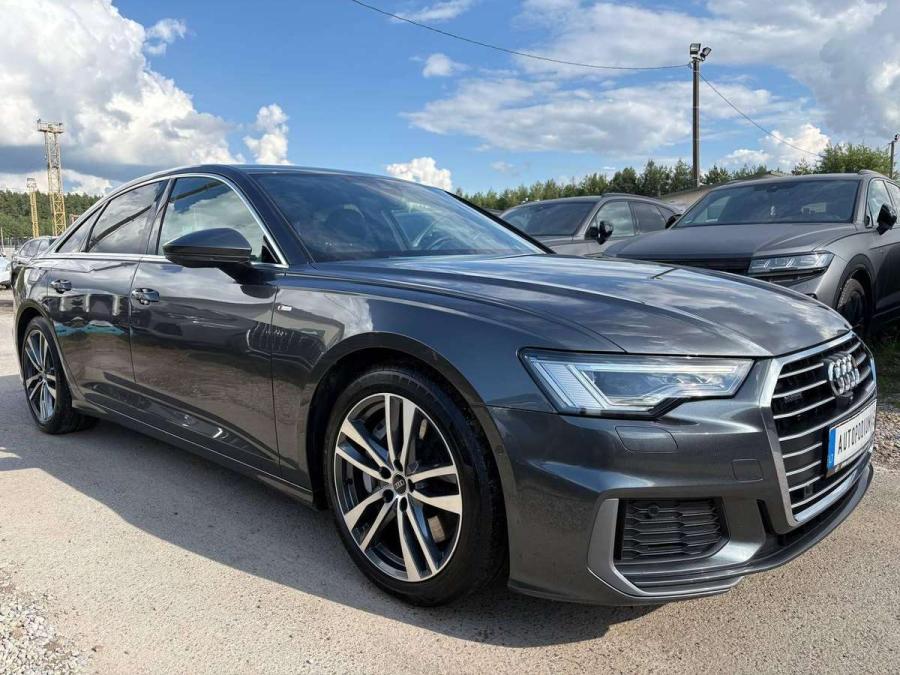 Grey Audi A6 2022 in Vilnius, with an engine capacity of 1.98 L and mileage of 181 thousand km for 25200 €, photo 3 on AUTOMOTO.COM.LV