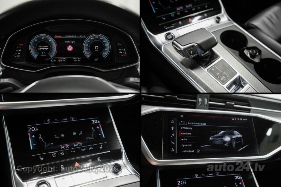 Grey Audi A6 2022 in Tallinn, with an engine capacity of 3.00 L and mileage of 118 thousand km for 35900 €, photo 12 on AUTOMOTO.COM.LV