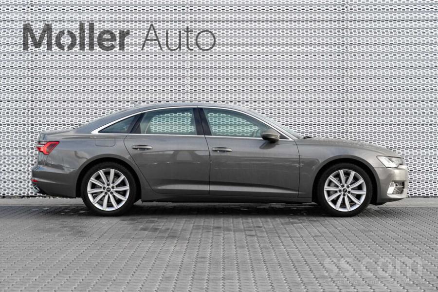 Grey Audi A6 2023 in Riga, with an engine capacity of 2.00 L and mileage of 70 thousand km for 42515 €, photo 5 on AUTOMOTO.COM.LV
