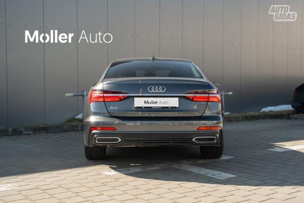Grey Audi A6 2023 in Vilnius, with an engine capacity of 2.00 L and mileage of 90 thousand km for 35450 €, photo 5 on AUTOMOTO.COM.LV