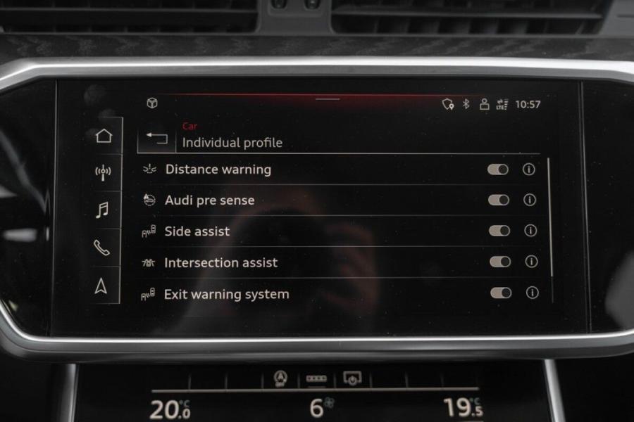 Grey Audi A6 2023 in Vilnius, with an engine capacity of 2.00 L and mileage of 90 thousand km for 32250 €, photo 20 on AUTOMOTO.COM.LV