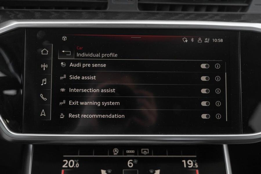 Grey Audi A6 2023 in Vilnius, with an engine capacity of 2.00 L and mileage of 90 thousand km for 32250 €, photo 21 on AUTOMOTO.COM.LV