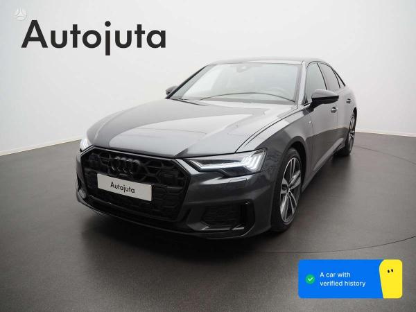 Grey Audi A6 2023 in Vilnius, with an engine capacity of 3.00 L and mileage of 120 thousand km for 47400 €, photo 1 on AUTOMOTO.COM.LV