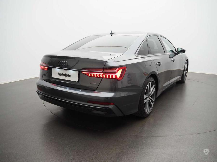 Grey Audi A6 2023 in Vilnius, with an engine capacity of 3.00 L and mileage of 120 thousand km for 47400 €, photo 5 on AUTOMOTO.COM.LV