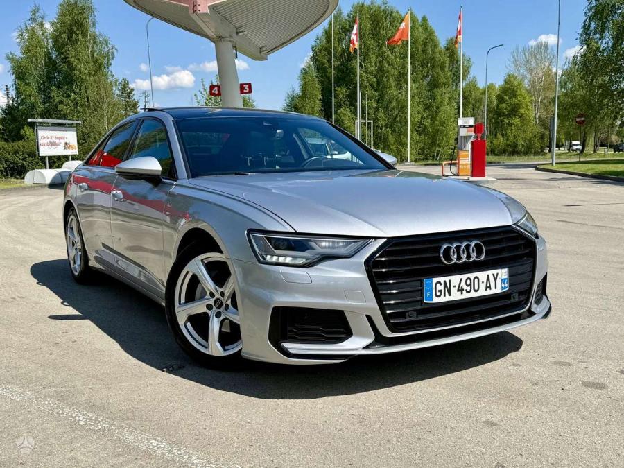 Grey Audi A6 2023 in Taurage, with an engine capacity of 1.97 L and mileage of 270 thousand km for 21700 €, photo 6 on AUTOMOTO.COM.LV