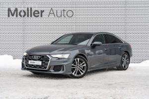 Grey Audi A6 2024 in Riga, with an engine capacity of 2.00 L and mileage of 26 thousand km for 56900 €, photo  on AUTOMOTO.COM.LV